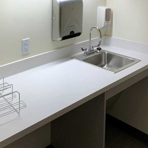 Commercial Countertop Casework | New England Caseworks